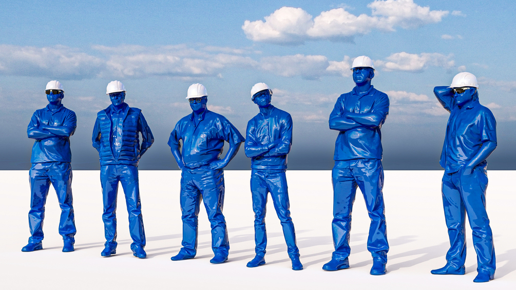 3d Workers in Lumion 10 format or higher!