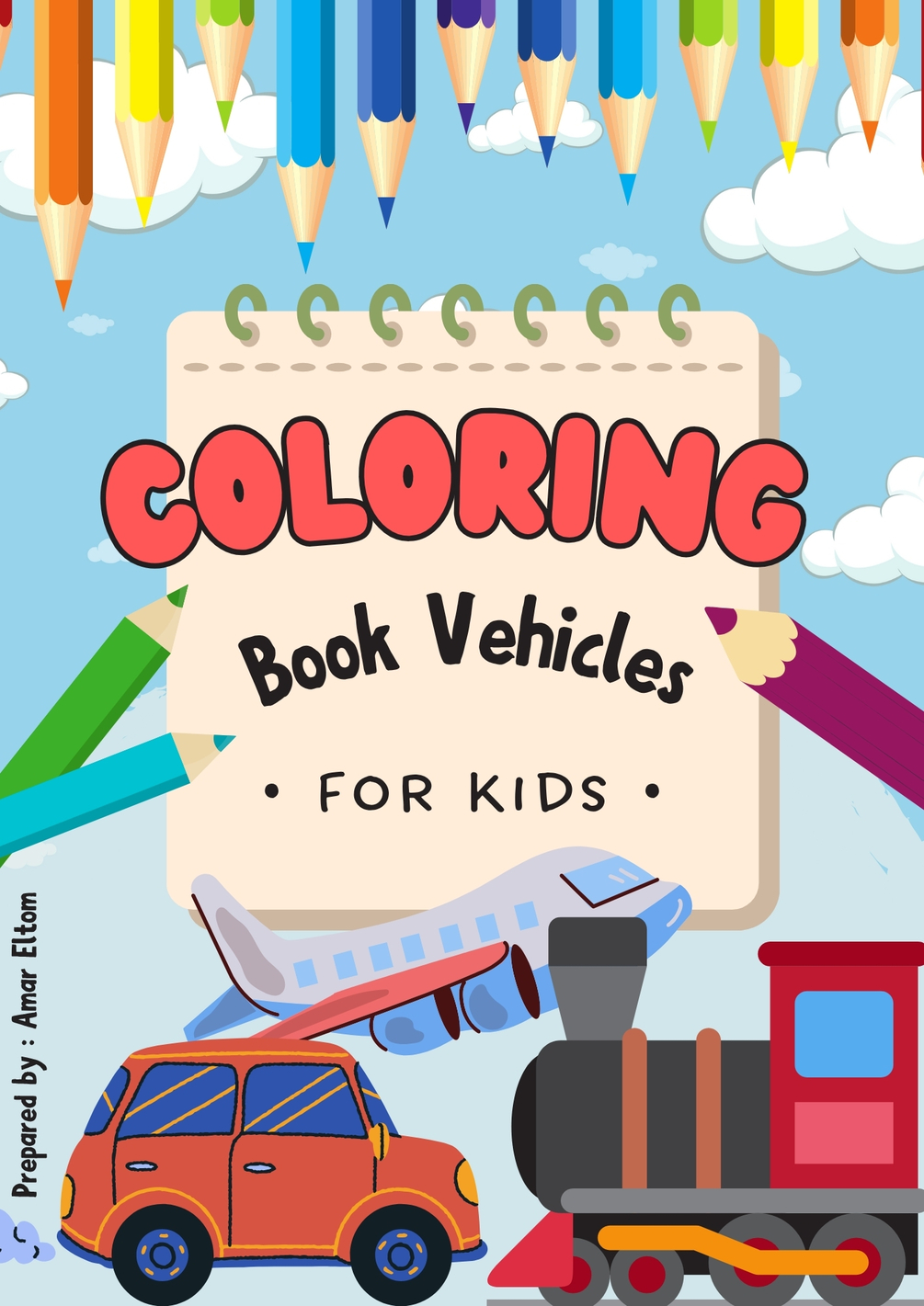 Coloring Book Vehicles for Kids