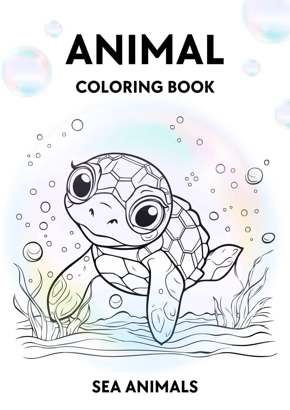 Sea Animals Busy Book for Kids – Ocean Animals Coloring Book