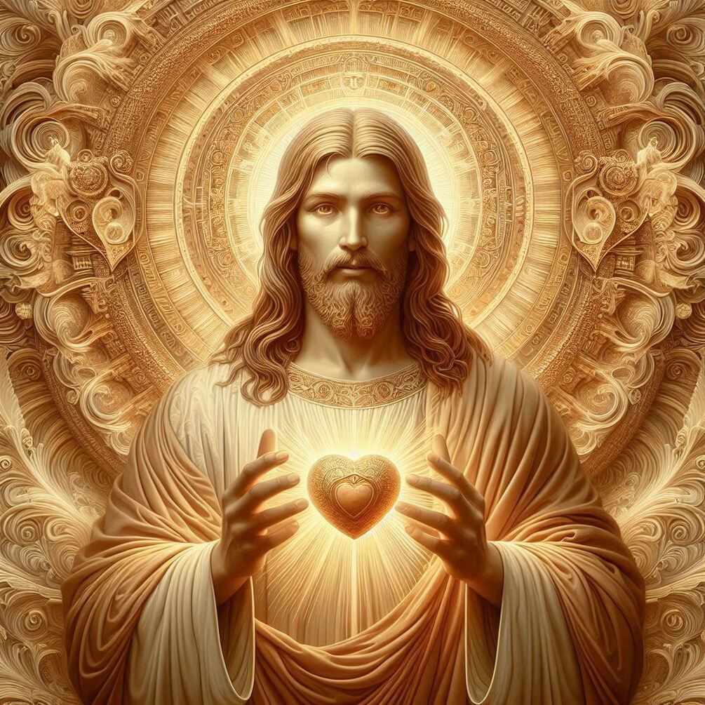 Divine 3D Art Image of Jesus Christ 🙏🎨 #Faith #ChristianArt #HolySpirit