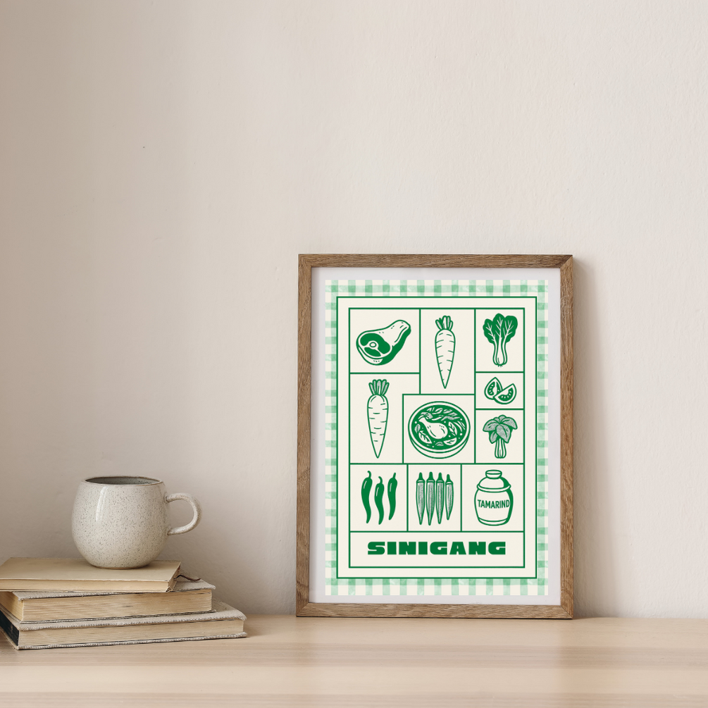 SINIGANG Kitchen Wall Art, Filipino Food Poster, Pinoy Kitchen Wall Art ...