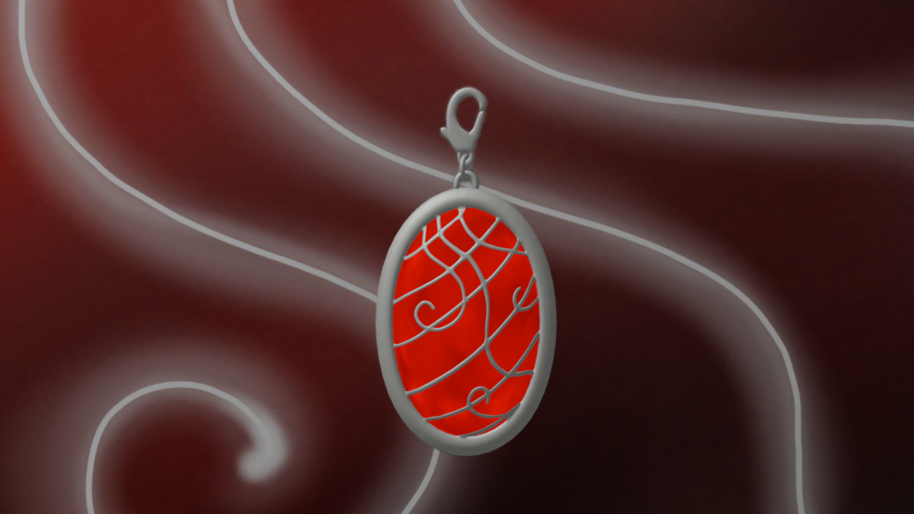 3D Evil Red Gemstone!