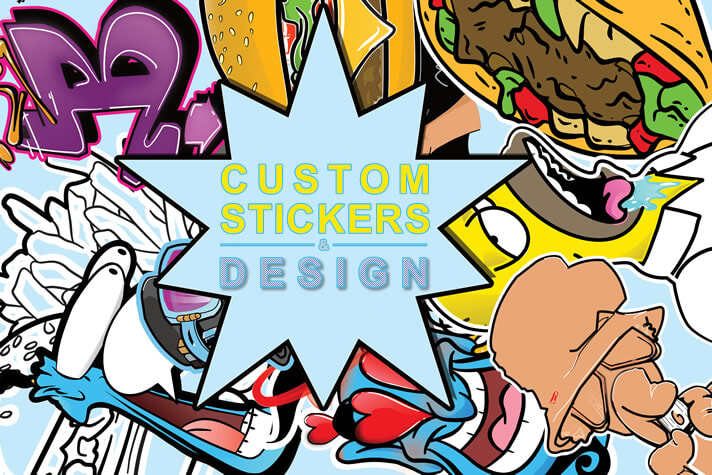 Custom Sticker Design Service | Personalized Die-Cut Vinyl Stickers ...