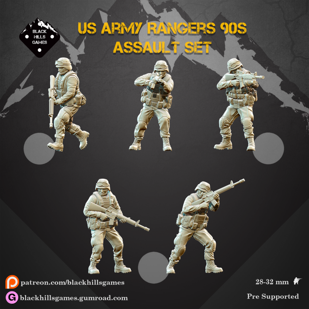 US Rangers 90s Assault Set
