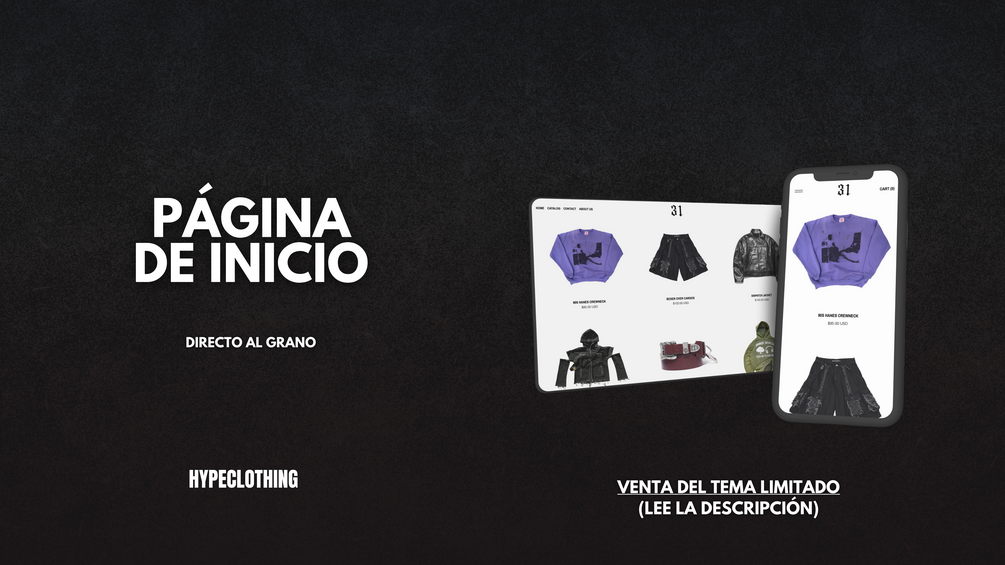 Tema Shopify Estilo Yeezy (Clothing Brand)