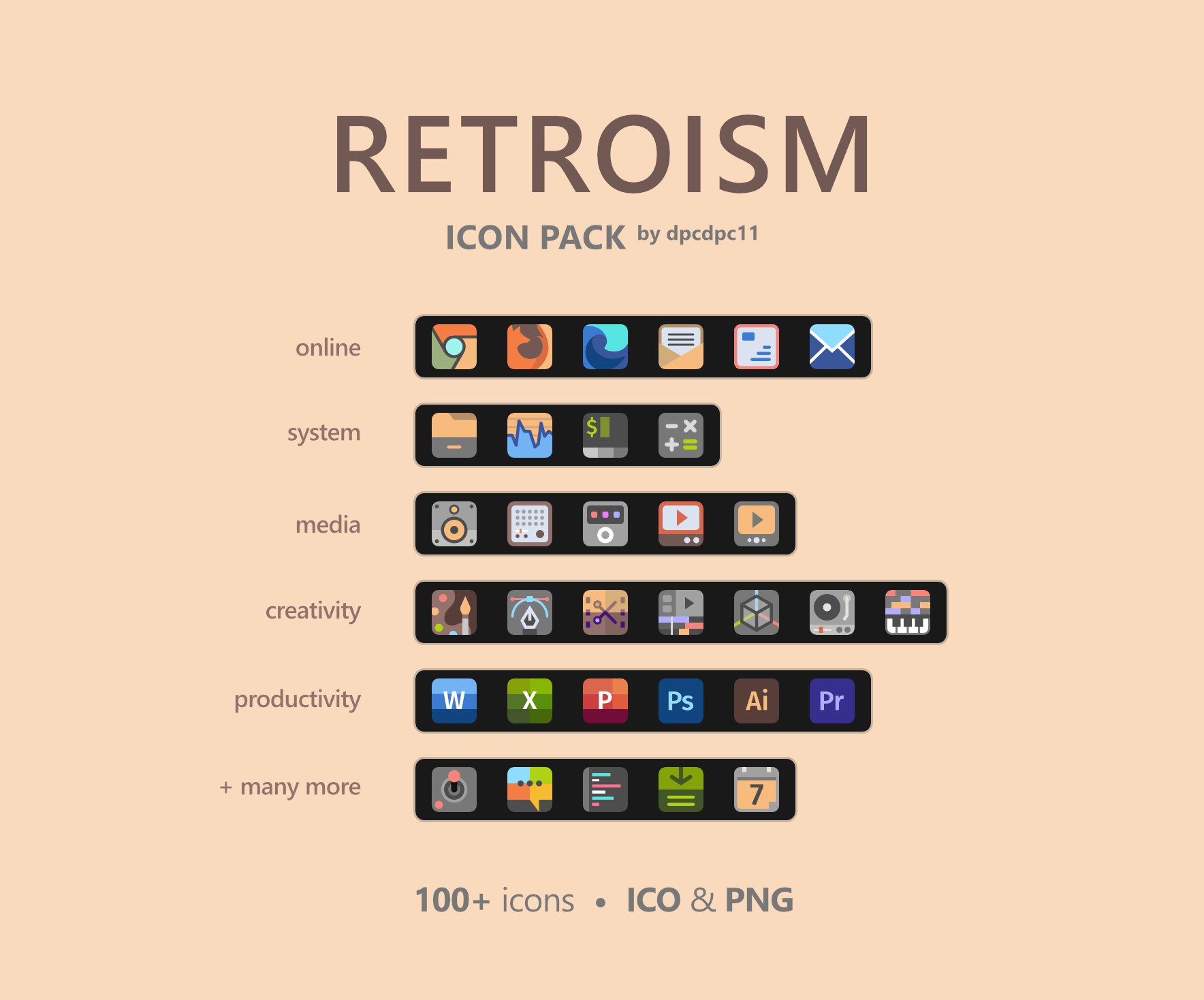 Why and How to use my Retroism Icon Pack - dpcdpc11