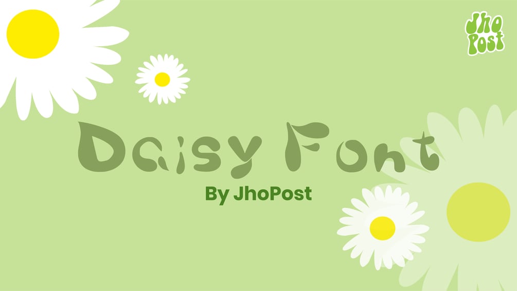 Daisy Font Sans Serif - Script By JhoPost