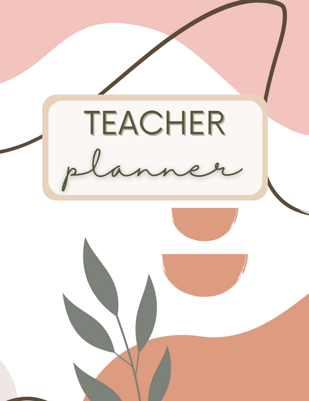 Boho Teacher Planner