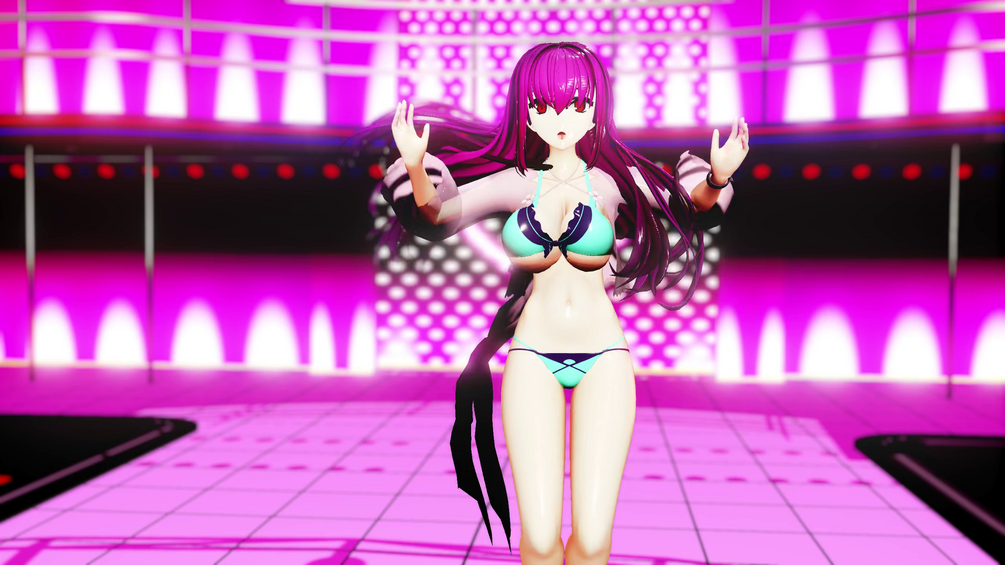 Swimsuit Scathach=Skadi (Ruler) v0.99 R18 MMD Model