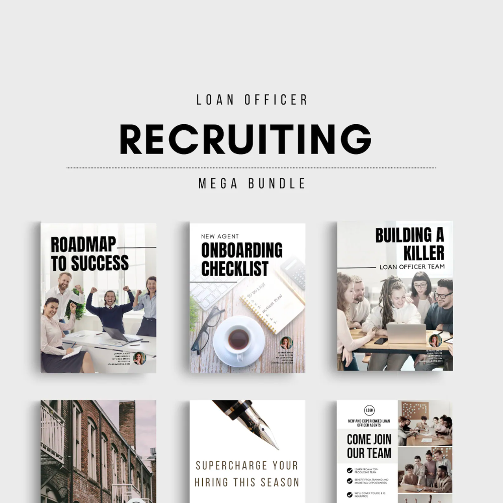 Loan Officer Team Member Recruiting MEGA Bundle | MLO Hiring | Loan ...