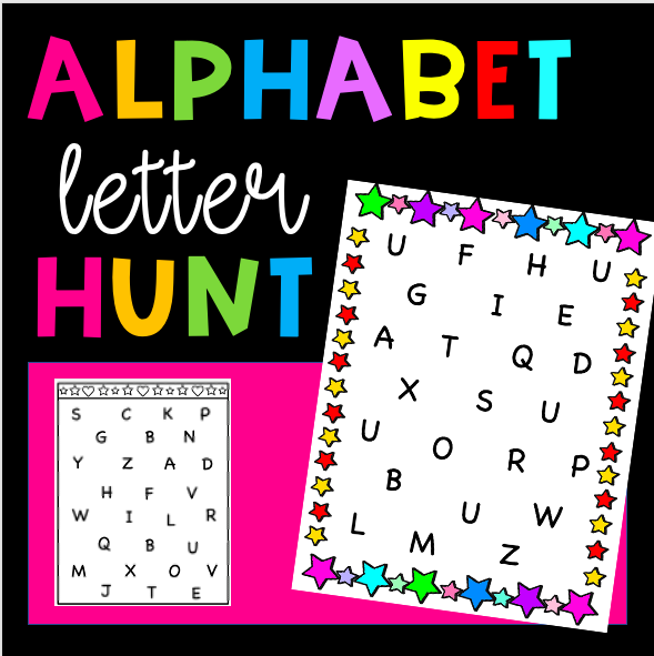 Alphabet Letter Hunt Activity // Dot Markers // Letter Recognition ...