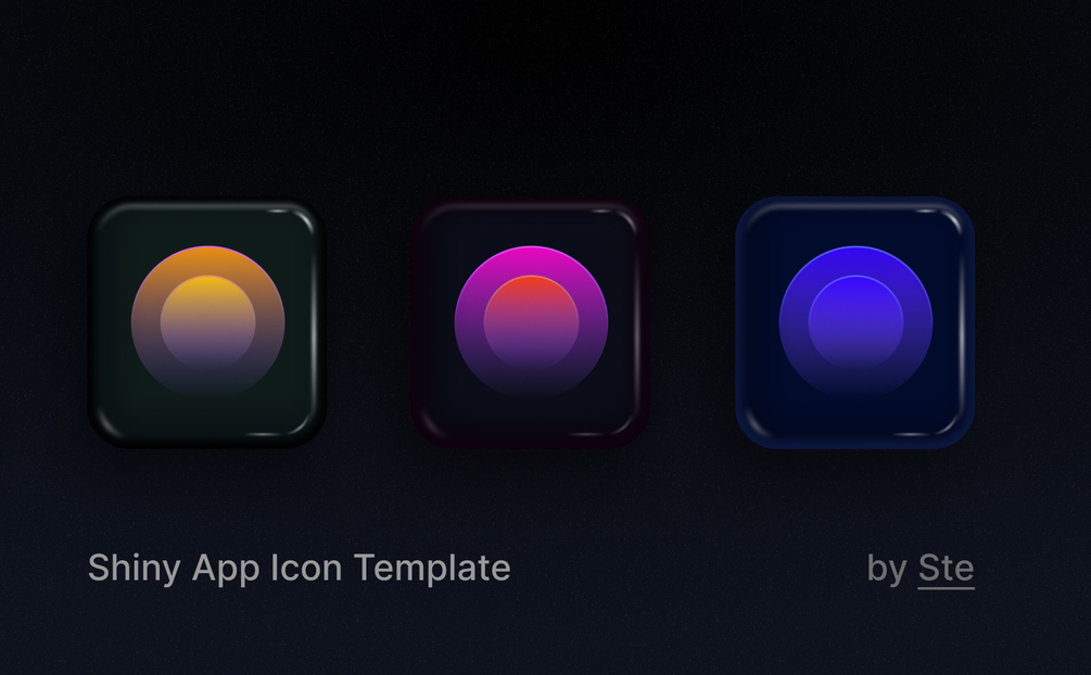 Shiny App Icon Template