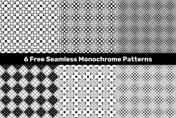 6 Free Seamless Circle Patterns