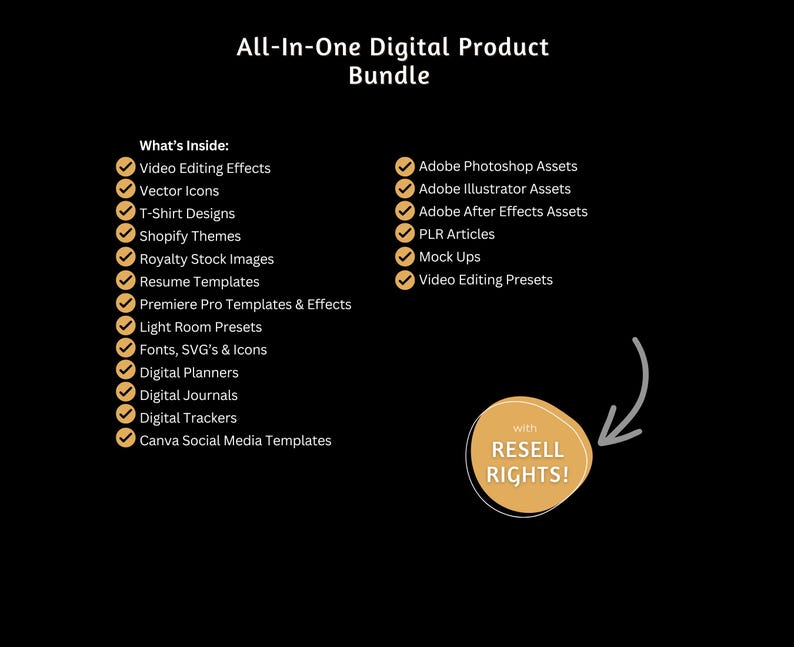 Digital Products Bundle +30M