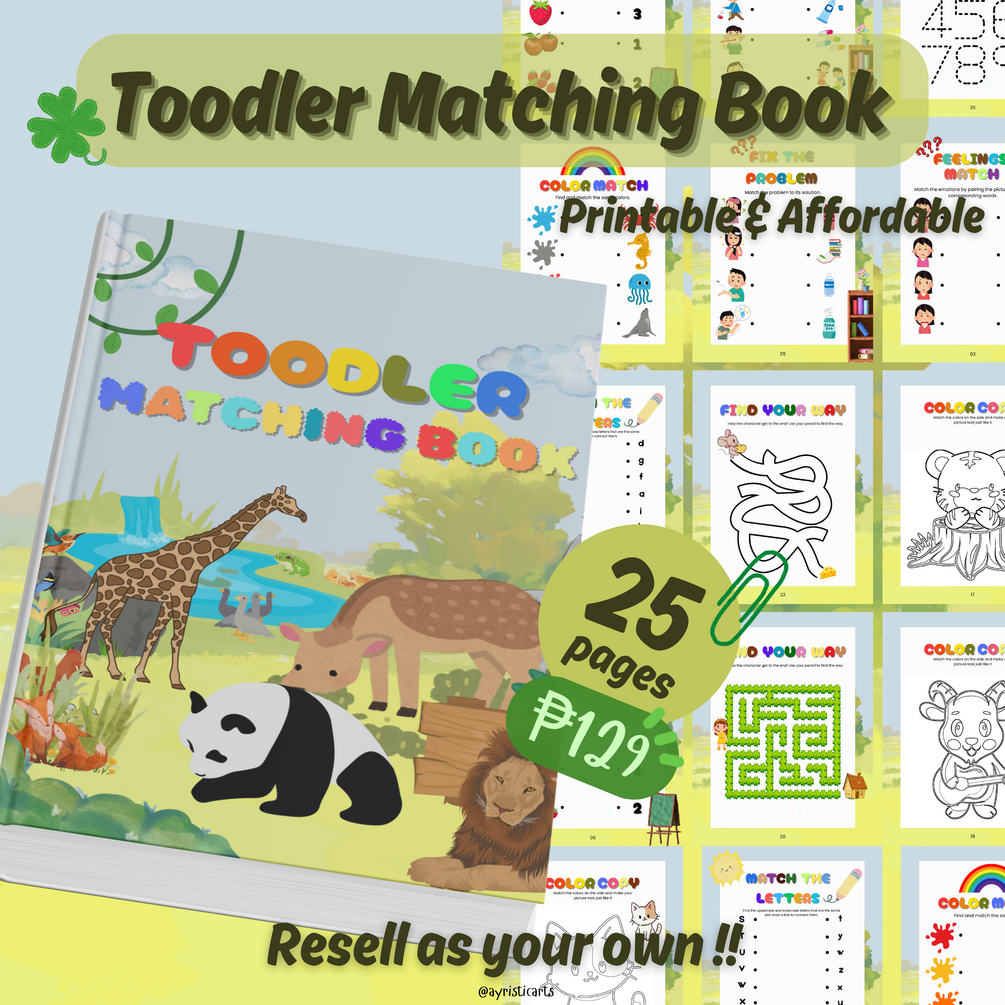 MATCHY MATCHY | Toodler Matching Book