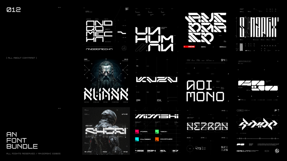 AN Font Bundle (Extended)
