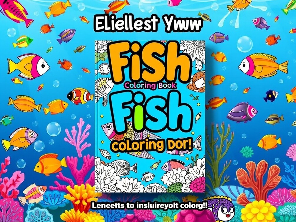 Coloring Book "Magical Fish