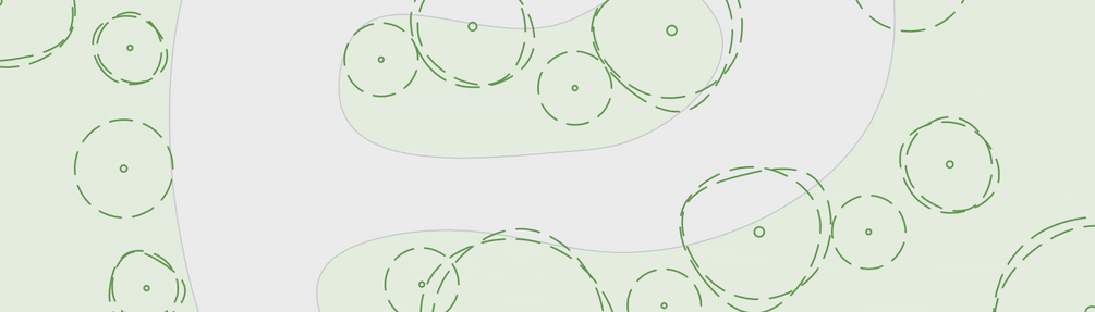 Autocad Dynamic Tree Block (Dotted Line Style)