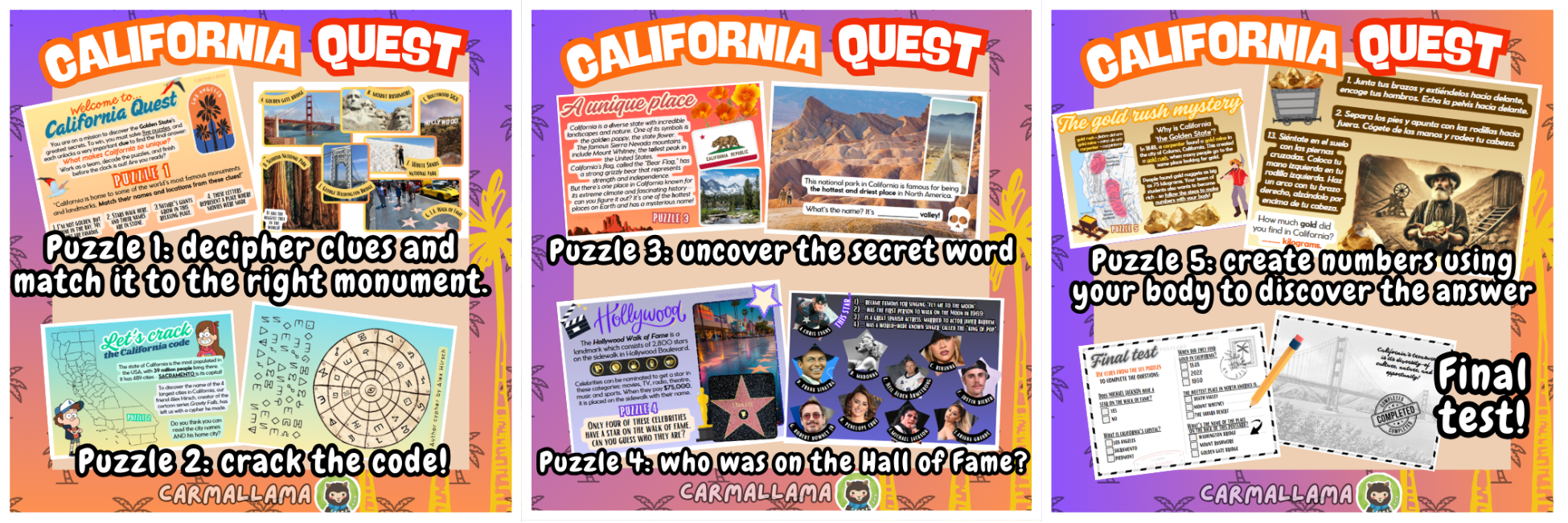 Breakout - California Quest! 1º-2ESO