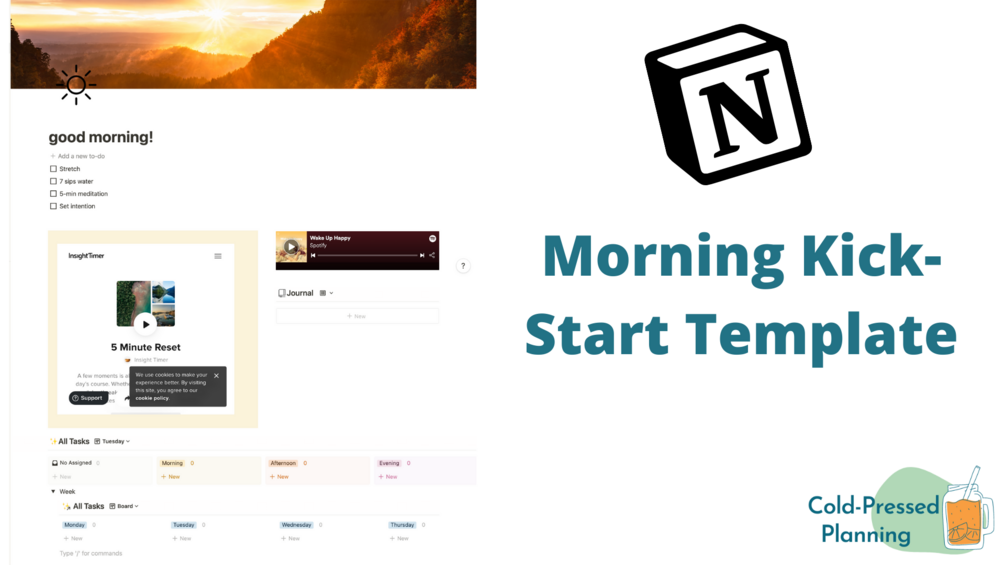 The Morning Routine Kick-Start Template