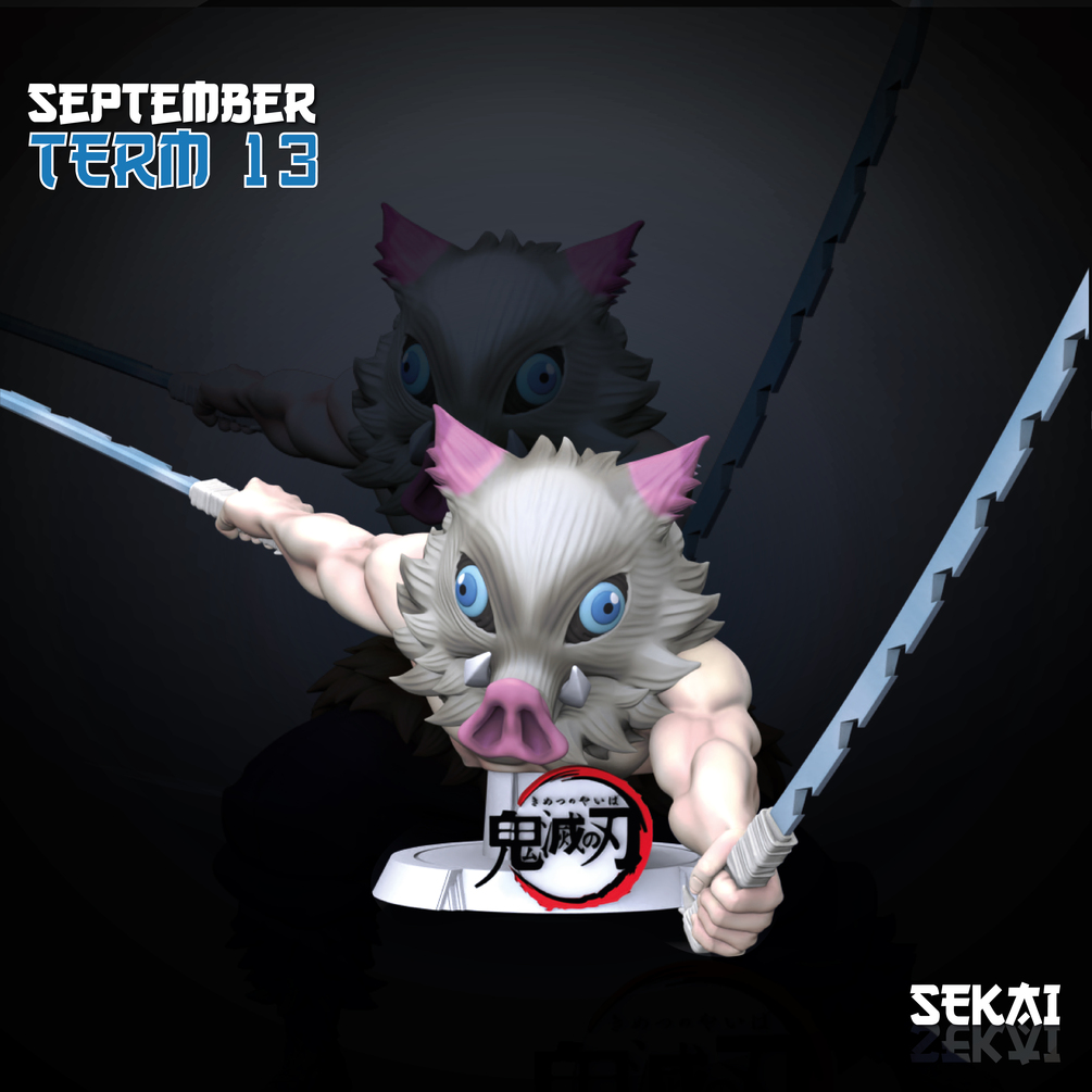 Inosuke Bust - Sekai 3D Models - Tested and Ready for 3D printing