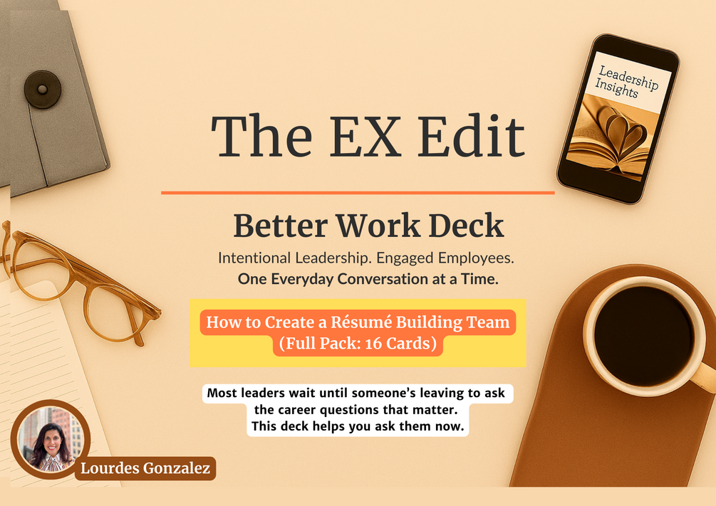 Better Work Full Deck: How to Create a Résumé Building Team ...