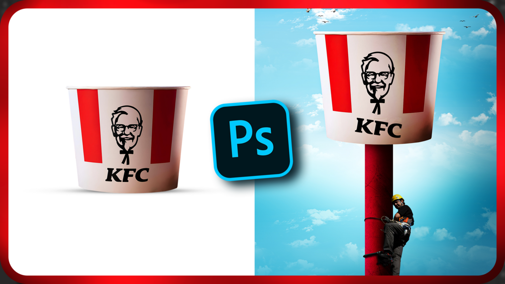 KFC Ad Design | Photoshop