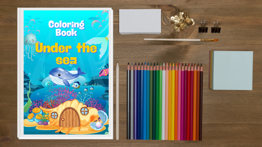 Coloring Book: Under The Sea, 30 Enchanting Pages to Color
