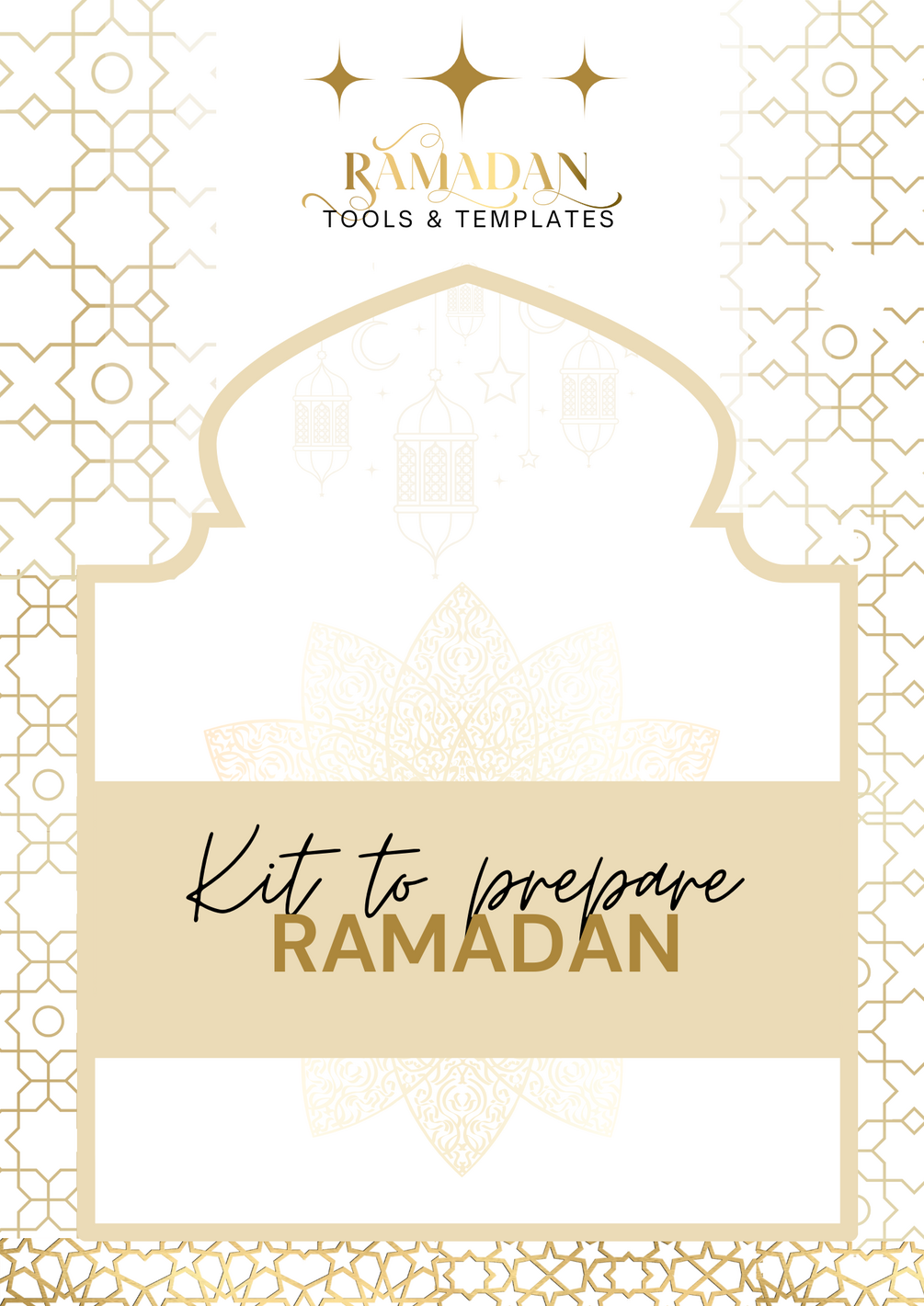 Kit for Ramadan 2025 : planners, paper notes, drawings