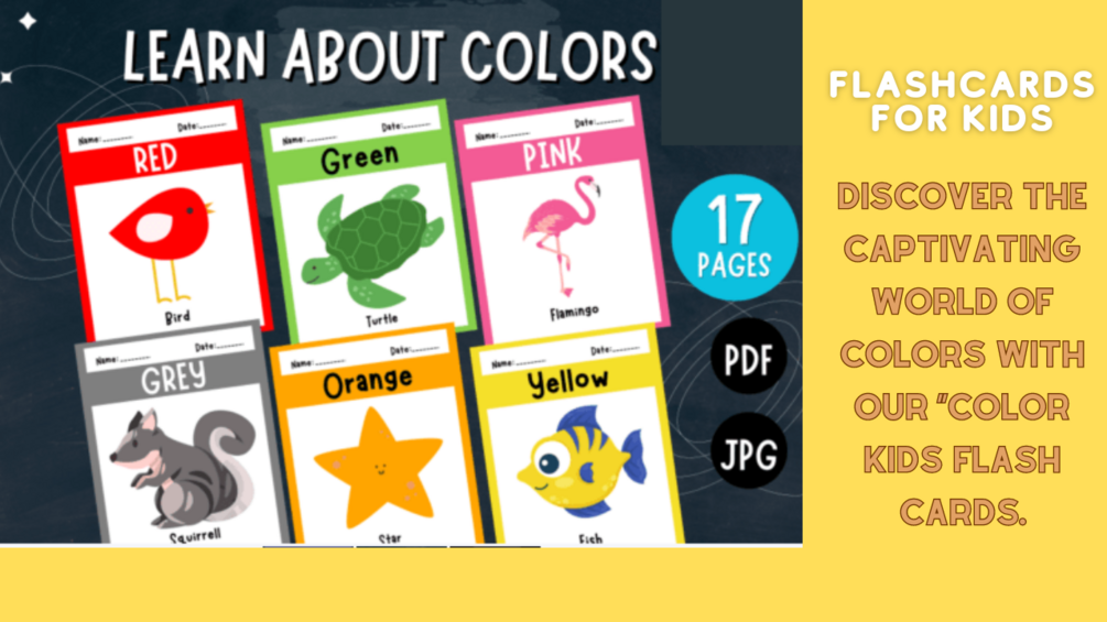 Learn About Colours - Flashcards