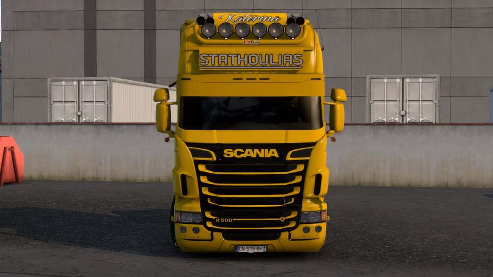 Stathoulias Scania R500 Yellow Skin