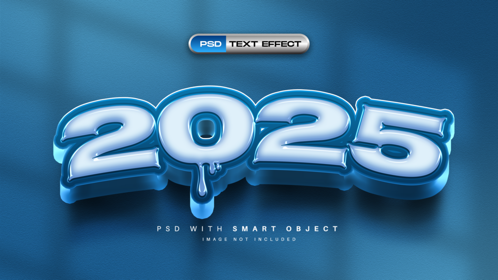 Frozen Glow: Icy 3D Text Effect for 2025