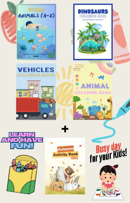 BUSY DAY BOOK FOR KIDS!