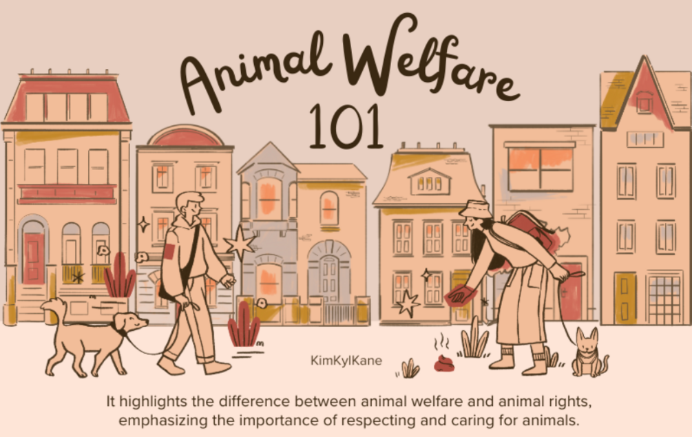Pastel Playful Handdrawn Animal Welfare Infographics