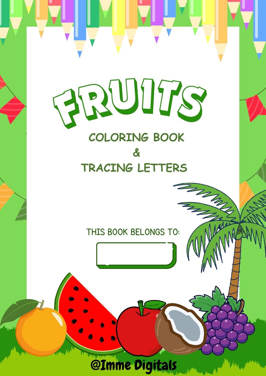 Coloring Book and Tracing Book by Imme Digitals