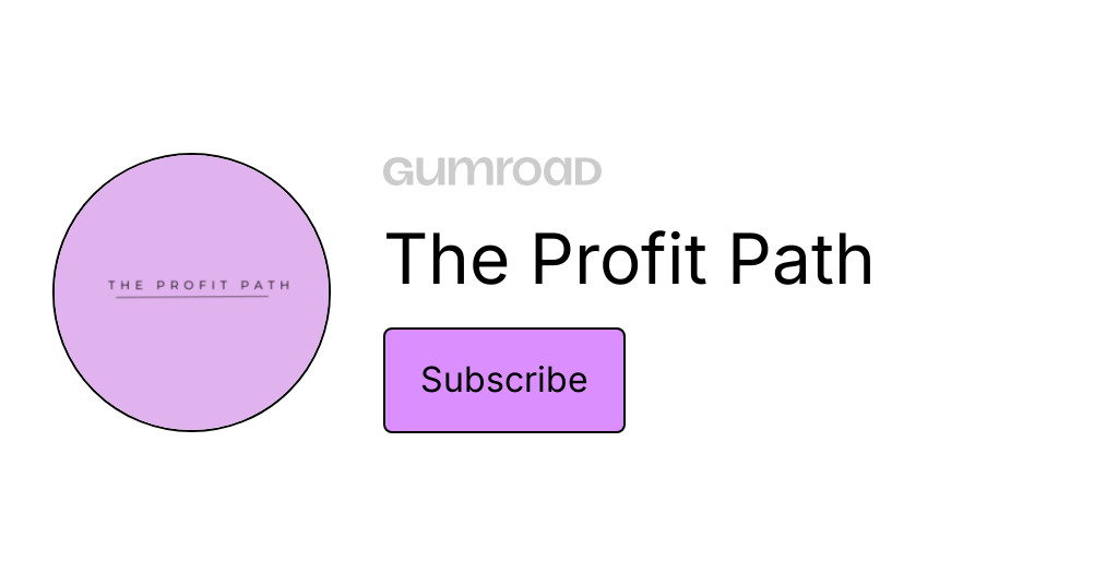 The Profit Path