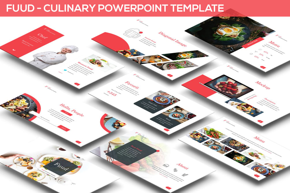 Fuud - Free Culinary Powerpoint Template