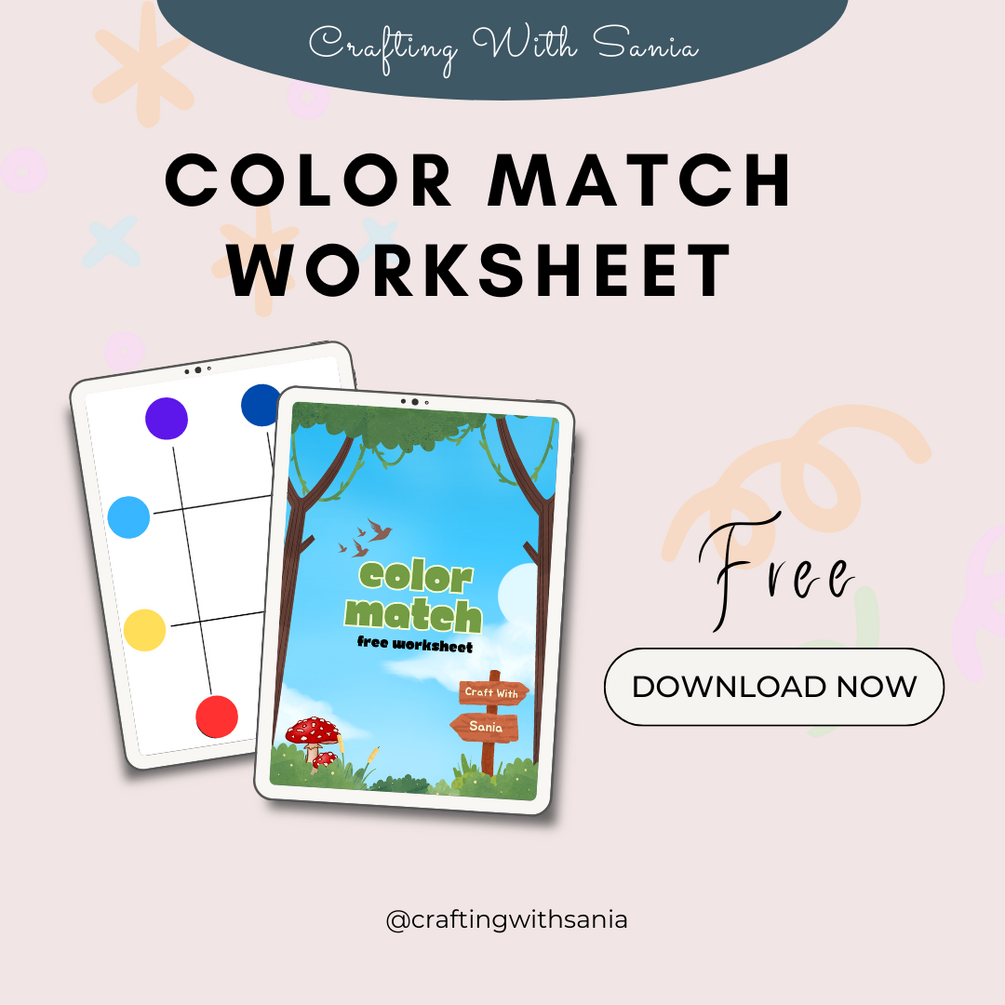 Color Match Printable Worksheet