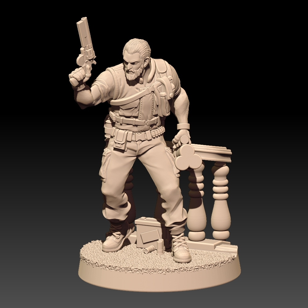 Barry Burton RE1