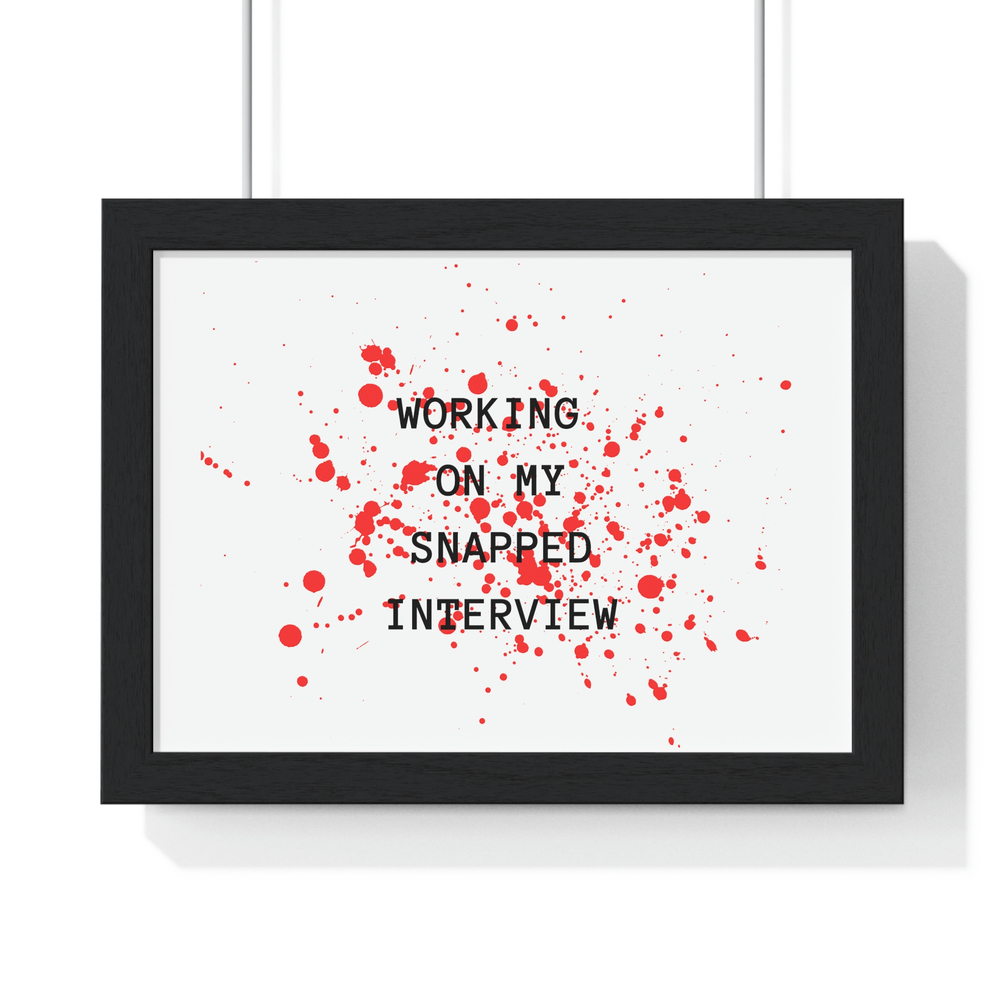 True Crime 'Working on my snapped interview' SVG Digital Download ...