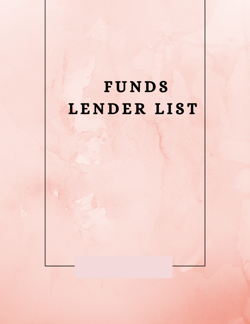 Lender List