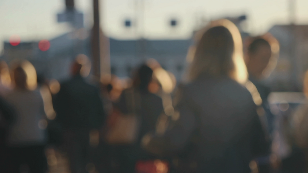 Crowd of Anonymous People 01