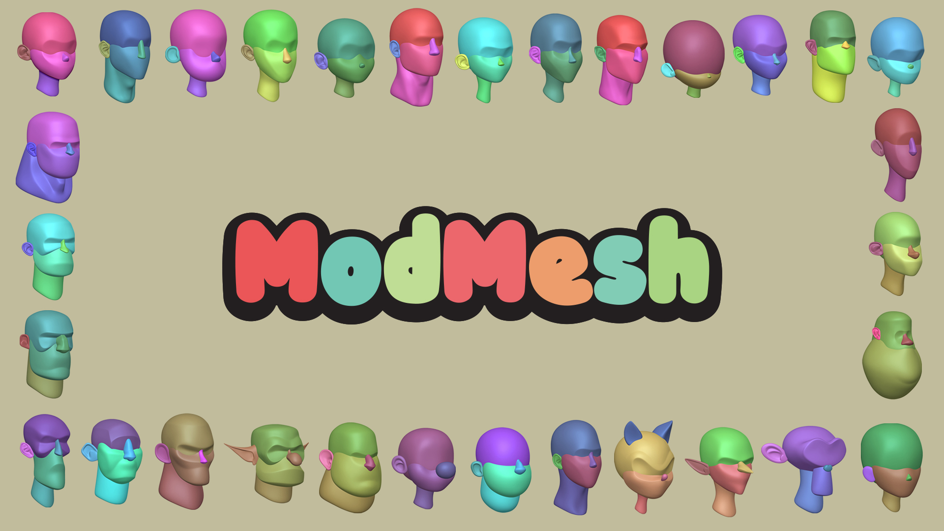 New Follygon Content: ModMesh - Modular Base Meshes - Follygon