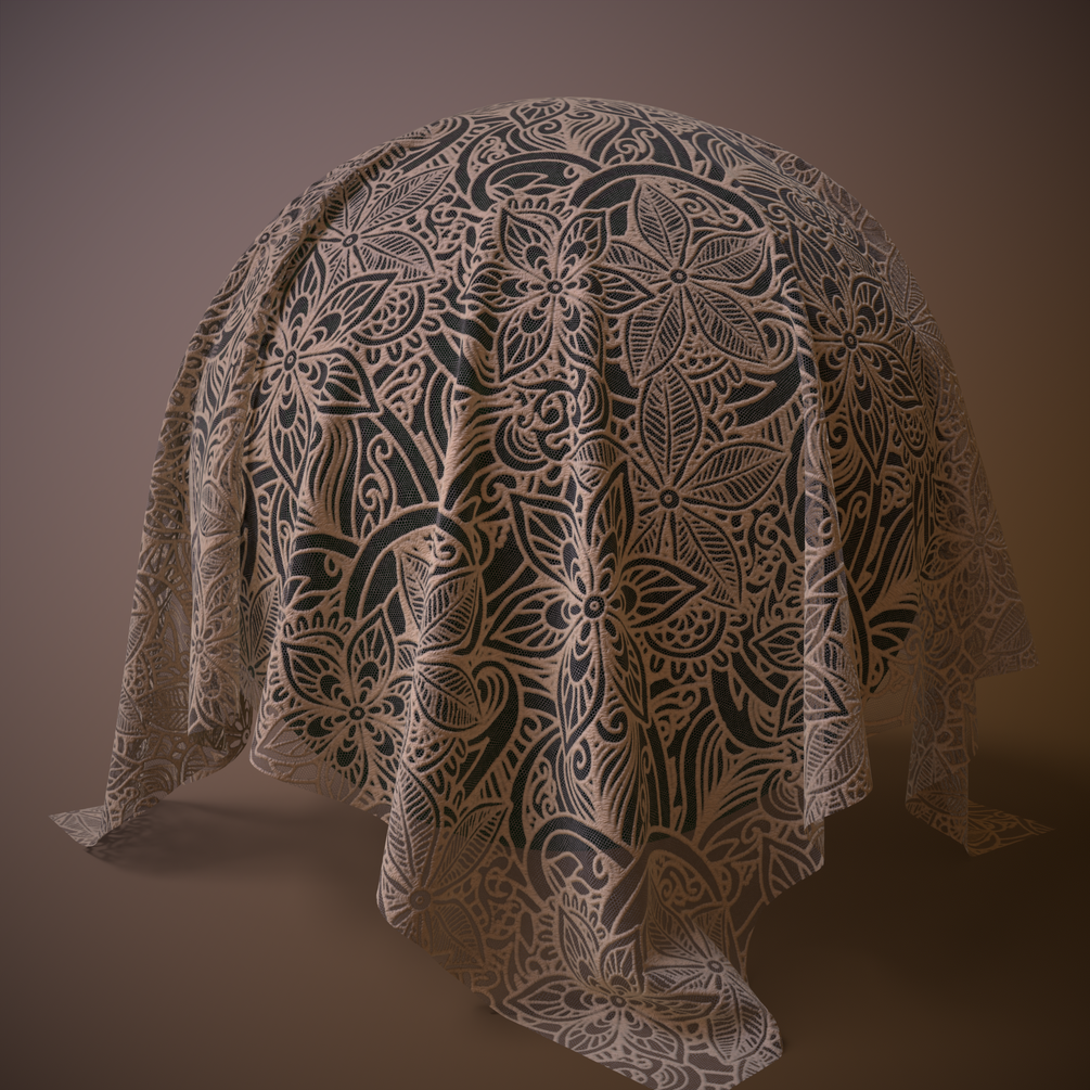 Smart lace substance material (6 patterns)