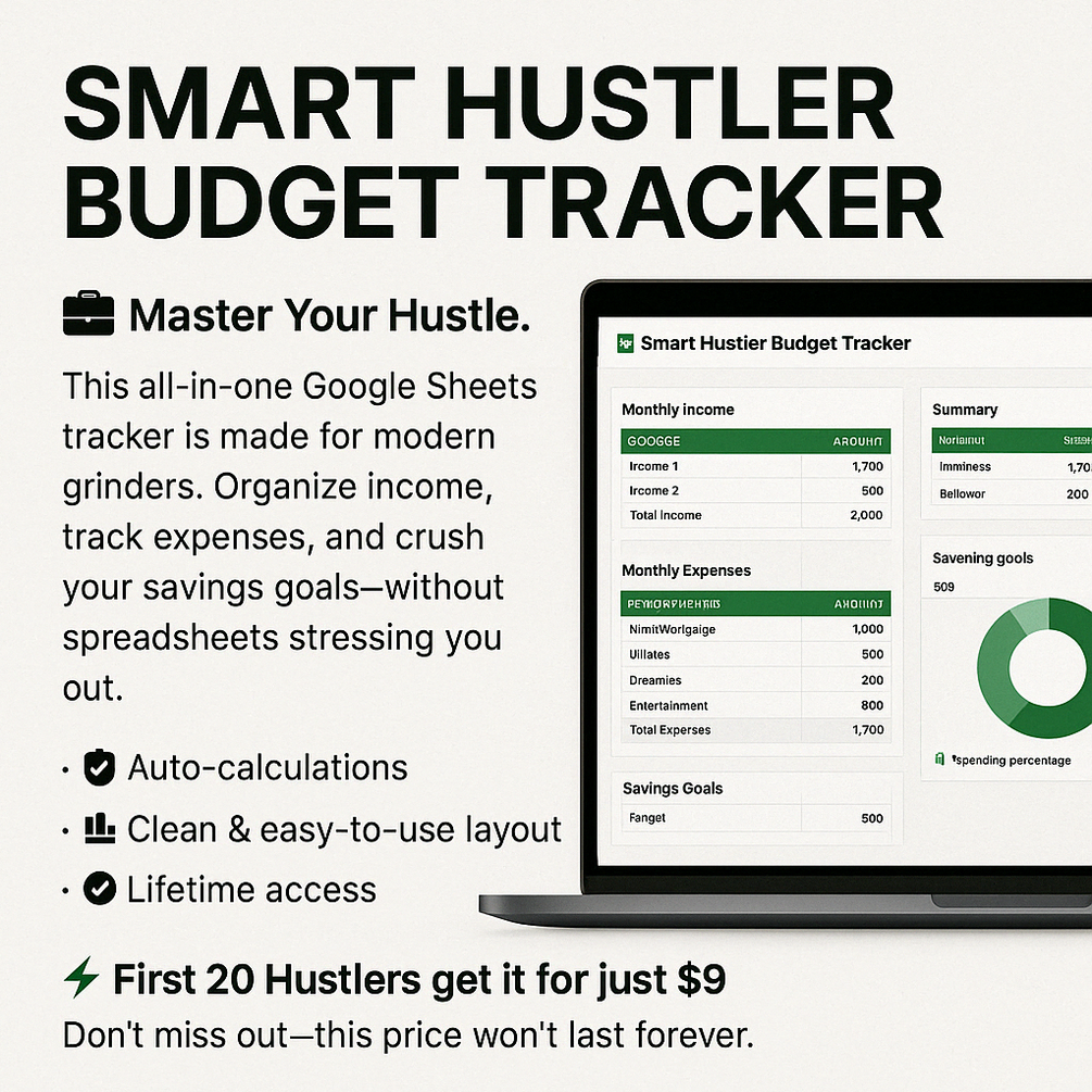 Smart Hustler Budget Tracker