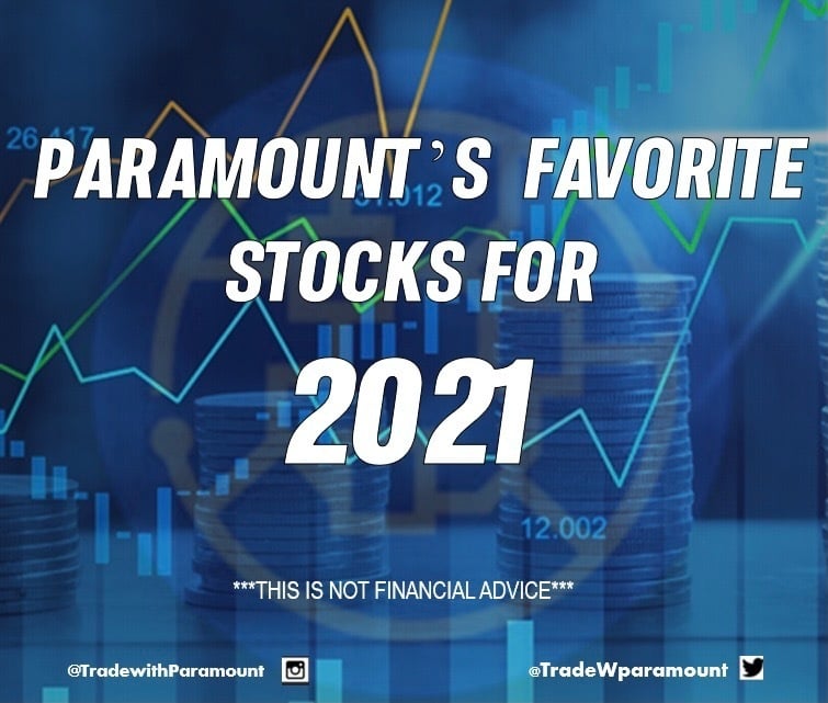 Paramount Trading's Top ten stocks for 2021