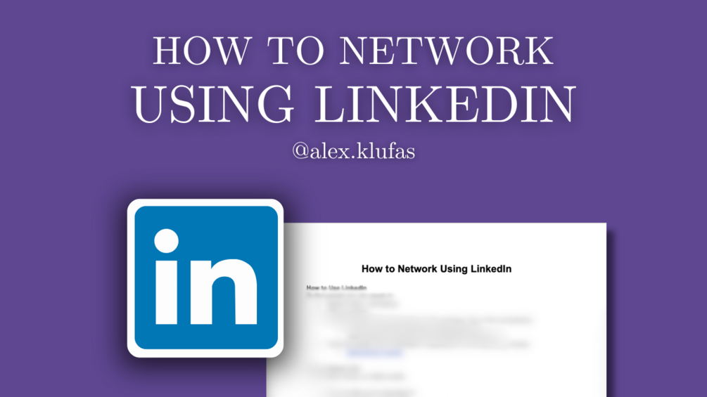 How to Network Using LinkedIn + Coffee Chat Guide