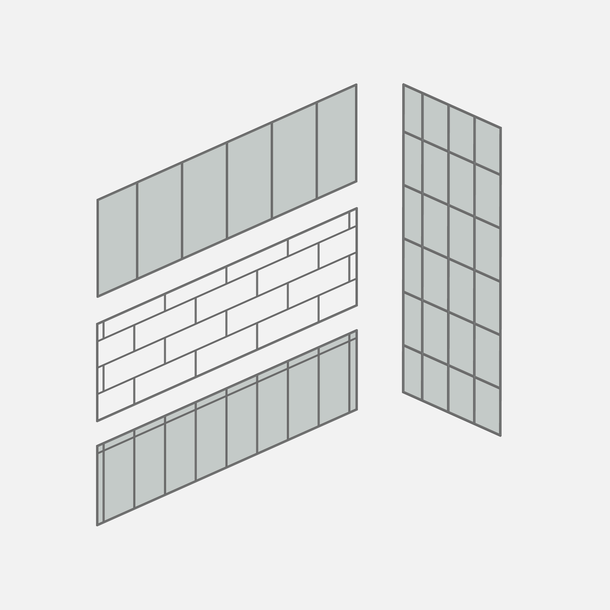ArchiCAD Interior Curtain Wall Scheme Styles