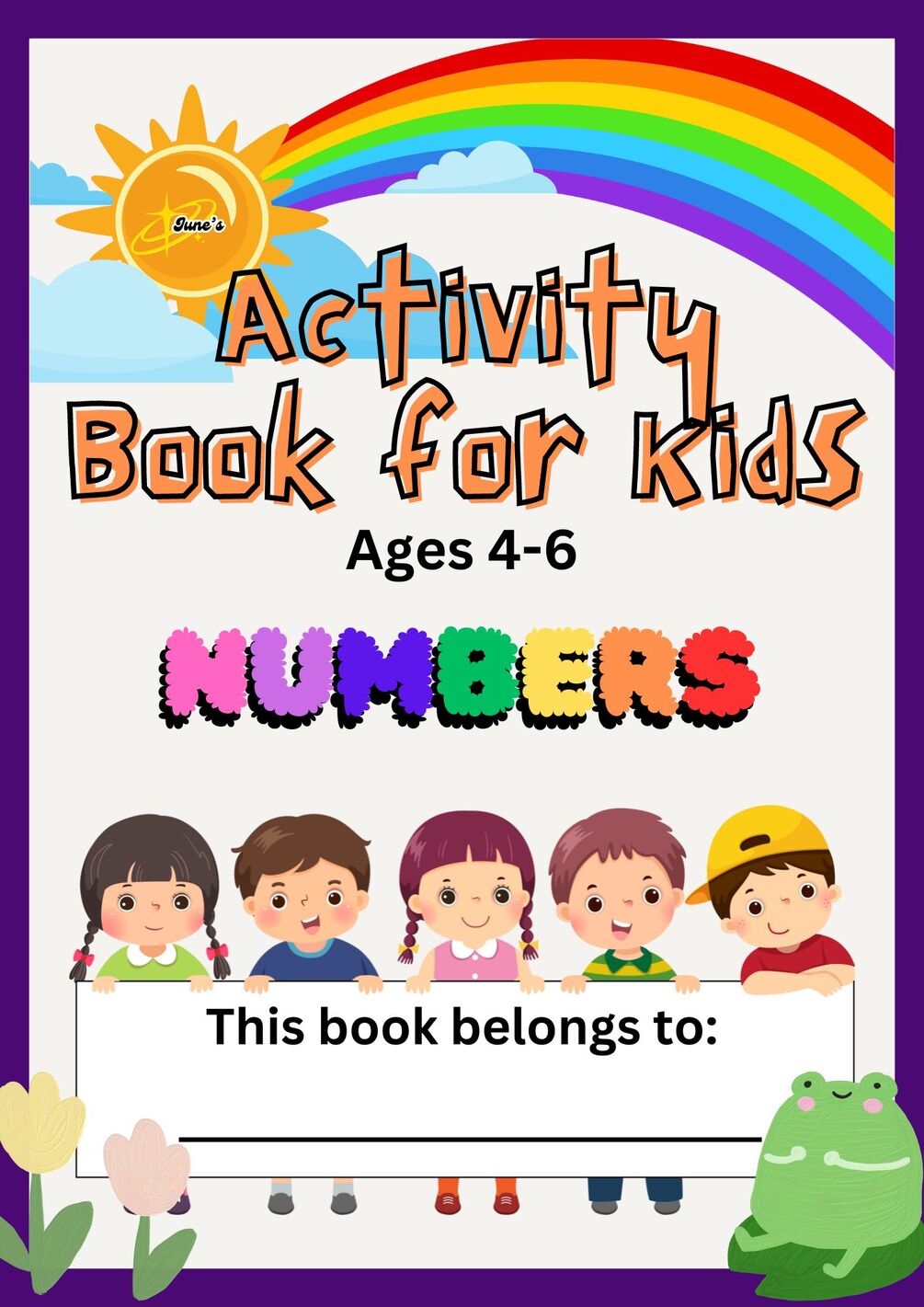 NUMBERS: Activity Book for ages 4-6