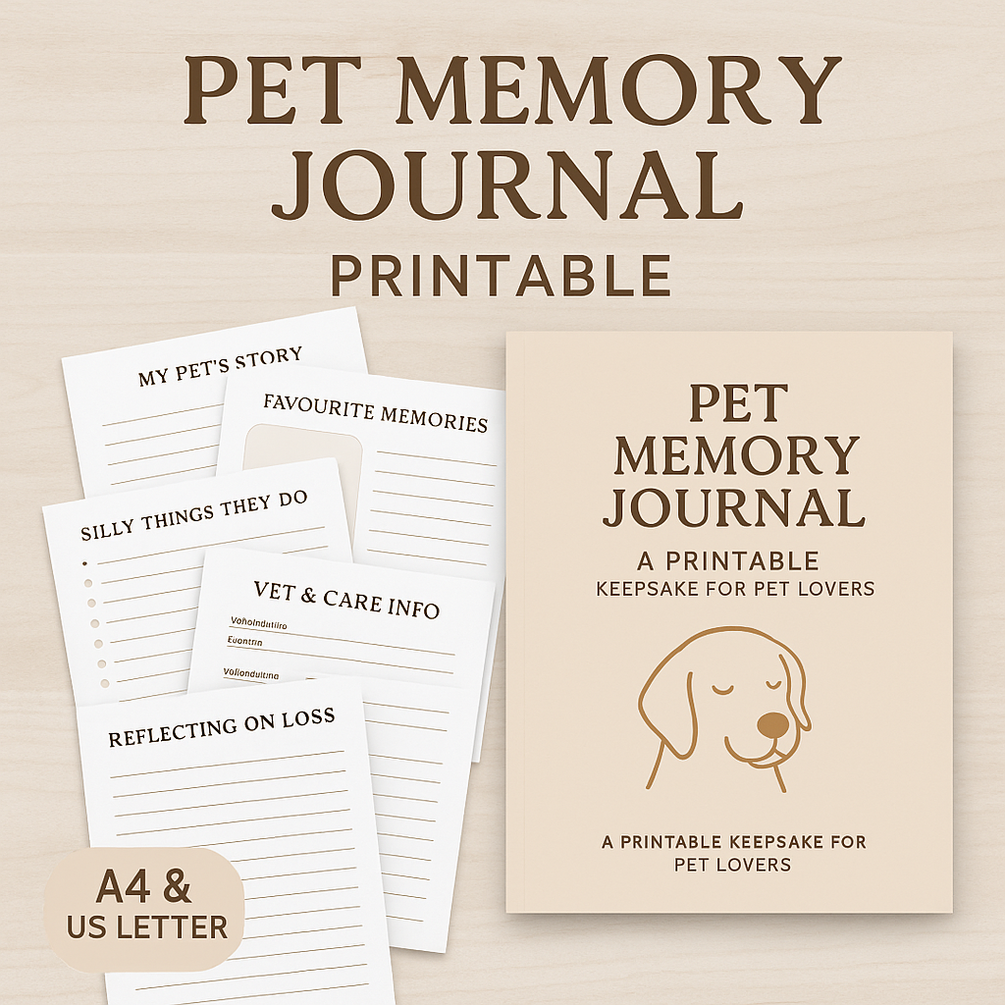 Pet Memory Journal